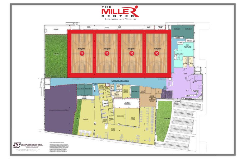 Floor Plan - The Miller Center for Recreation and Wellness